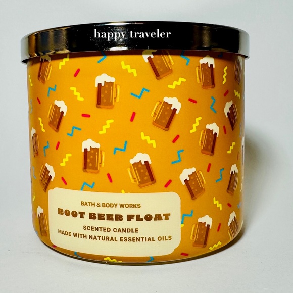 Bath & Body Works | Accents | Root Beer Float 3 Wick Candle | Poshmark